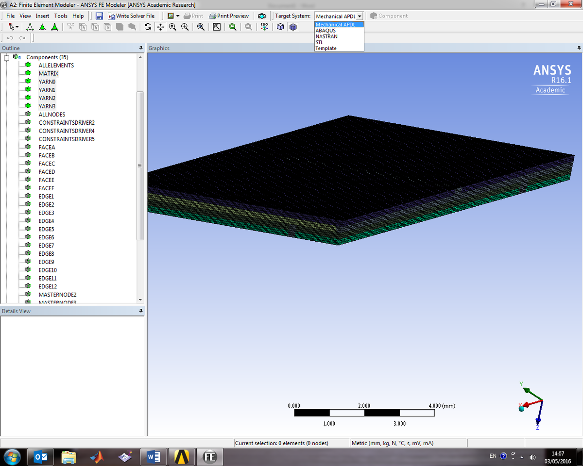 ANSYS/CFX Export - TexGen